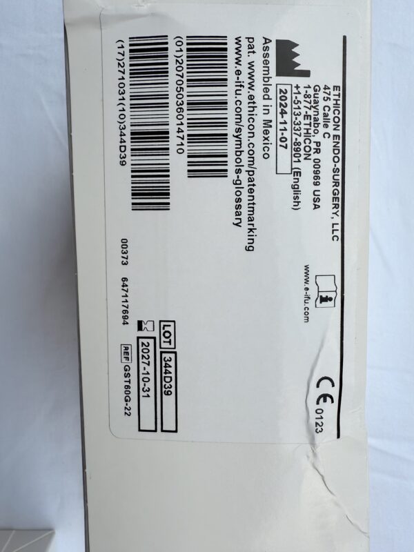 Ethicon Echelon Endopath™ Endoscopic Linear Cutter Reloads – Green 60mm ...
